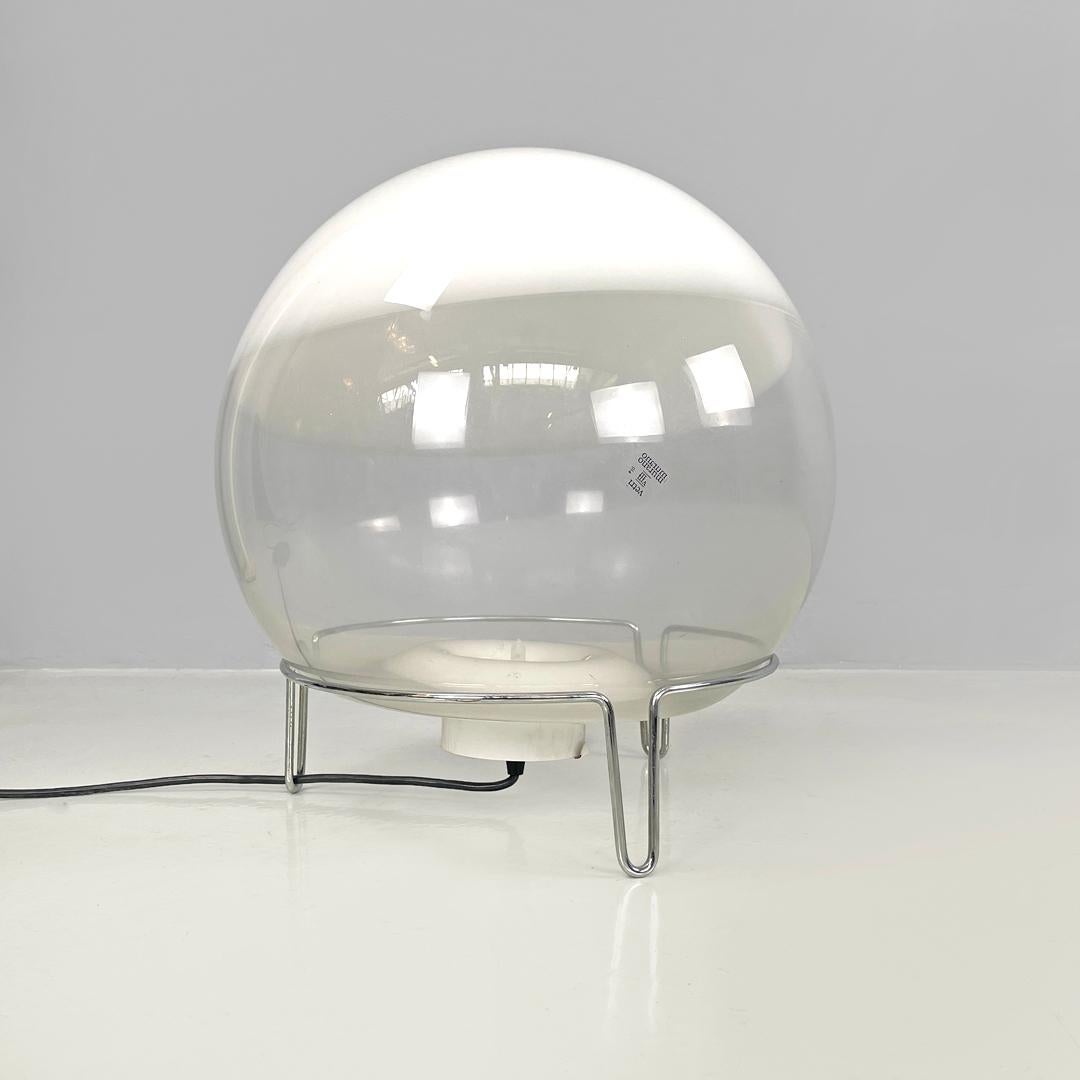 Italian modern Murano glass table lamp Sfera Angelo Mangiarotti Skipper ...