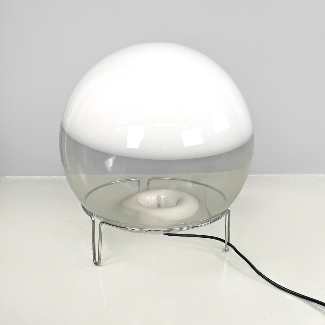 Italian modern Murano glass table lamp Sfera Angelo Mangiarotti Skipper ...
