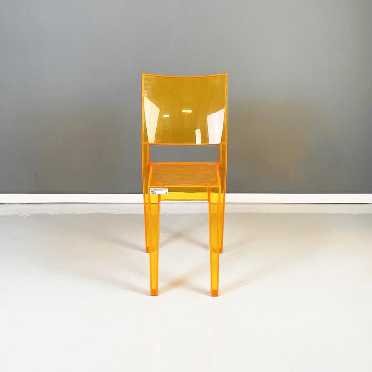 Italian modern Orange chair The Marie by Philippe Stark for Kartell ...