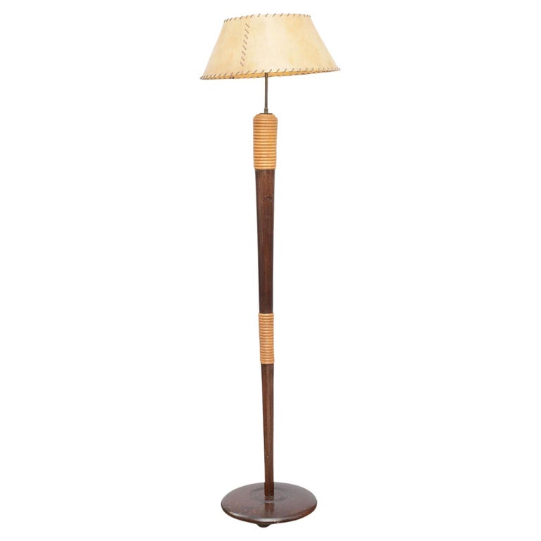 Italian Modern Parchment Shade Floor Lamp, Borsani, 1960's For Sale at ...