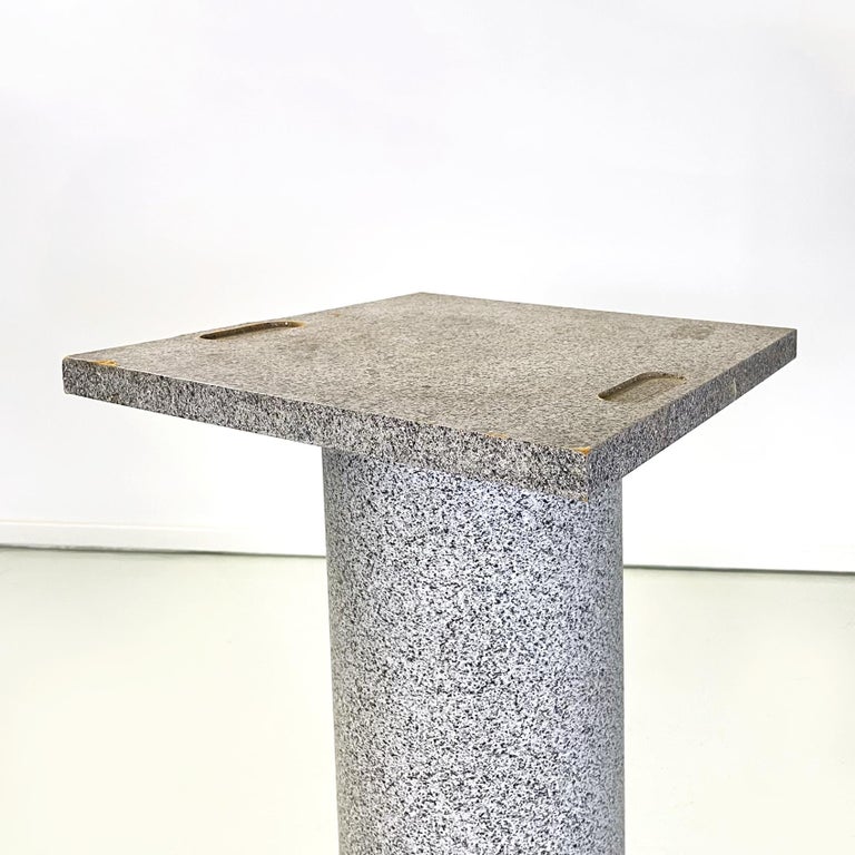Italian Modern Pedestal Column in Wood Painted as Stone, 1990s-2000s ...