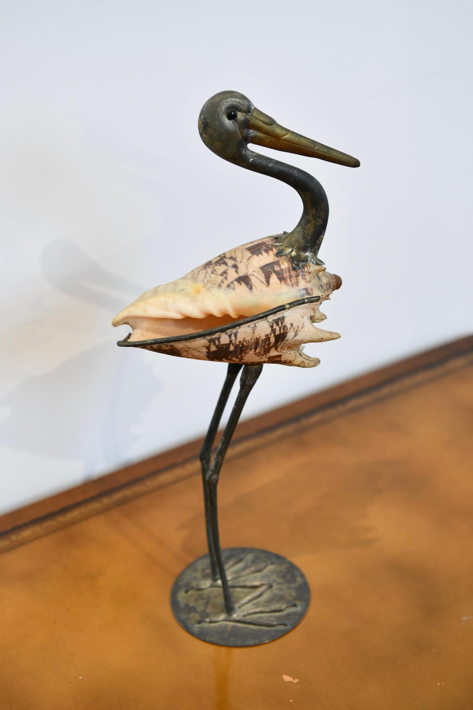 Italian Modern Pelican Sculpture by Gabriella Binazzi For Sale at 1stDibs