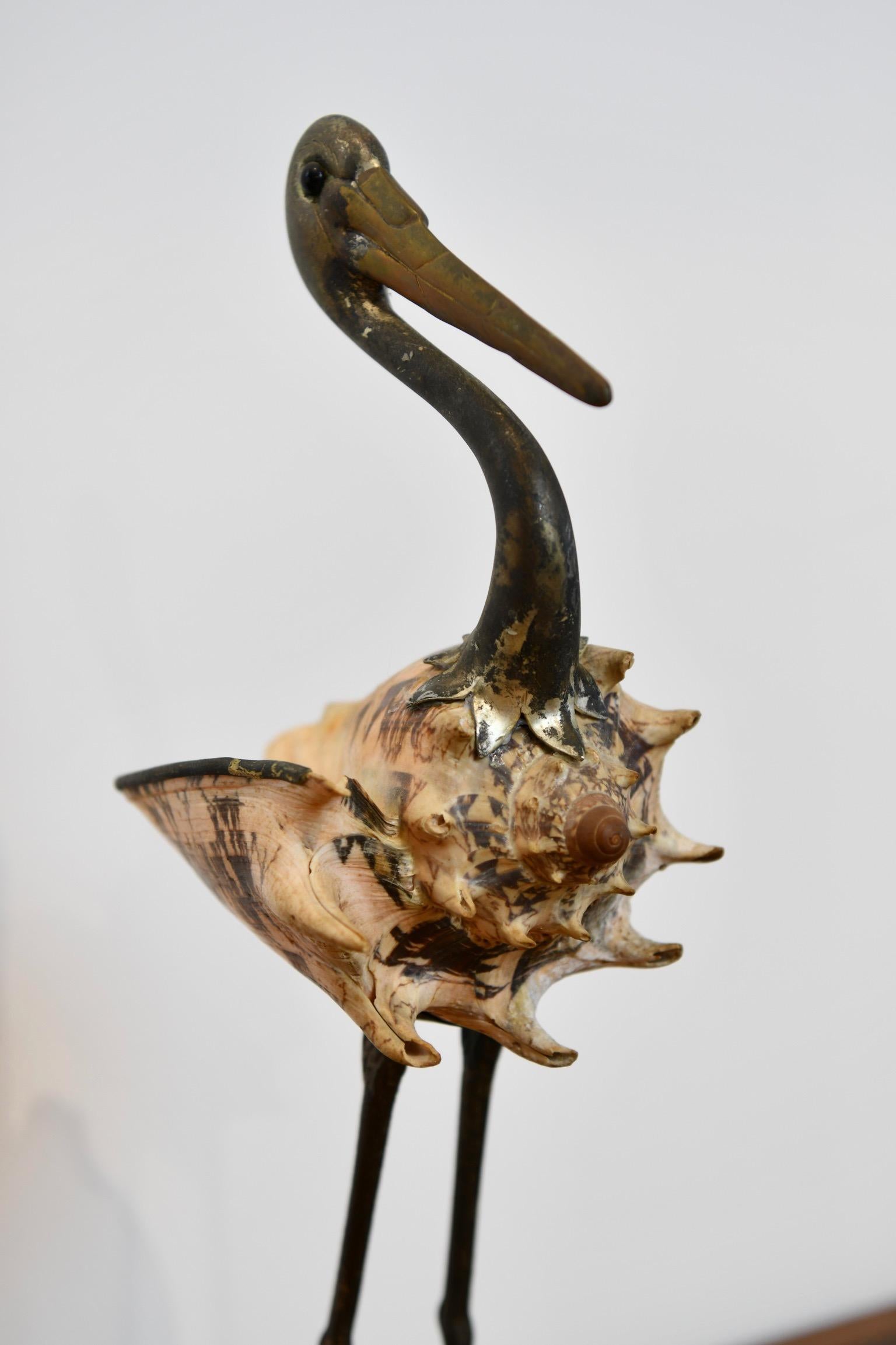 Italian Modern Pelican Sculpture by Gabriella Binazzi For Sale at 1stDibs