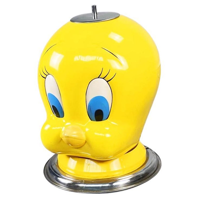 Italian Modern Plastic Floor Lamp of the Head of Tweety Bird, 1990s For ...