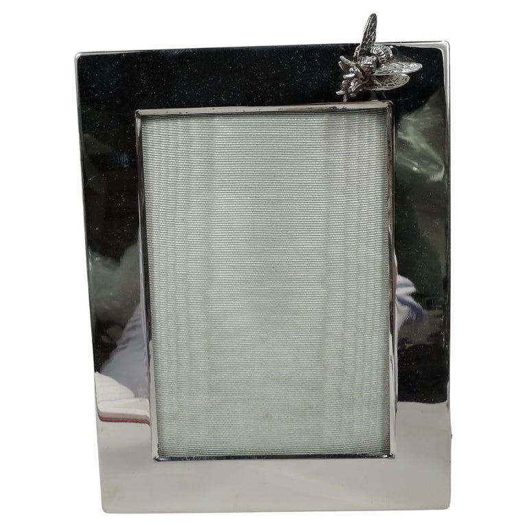 Italian Modern Sterling Silver Bumblebee Picture Frame For Sale at 1stDibs