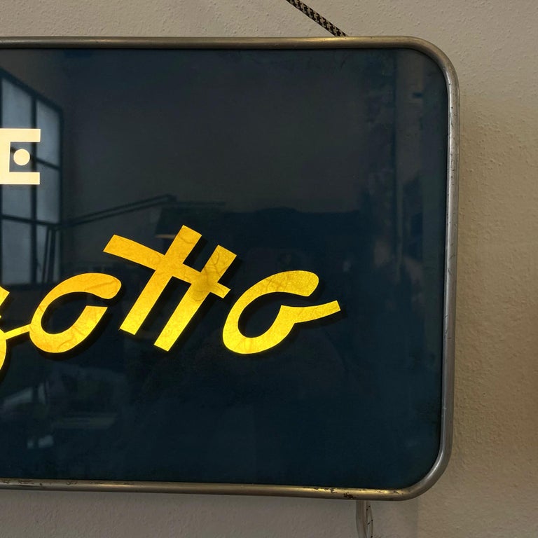 Italian modern Wall light sign by Lane Marzotto in plastic and metal ...