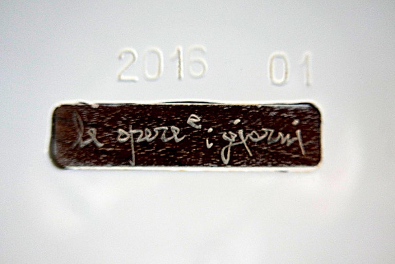 Italian Modern White Matte and Gloss Lacquer Console Pair, L'Opere e i ...