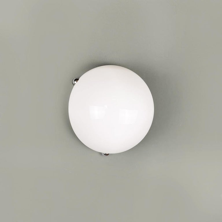 Italian Modern White Plexiglass Wall Light Mod. Dalca by Gigi Pepe ...