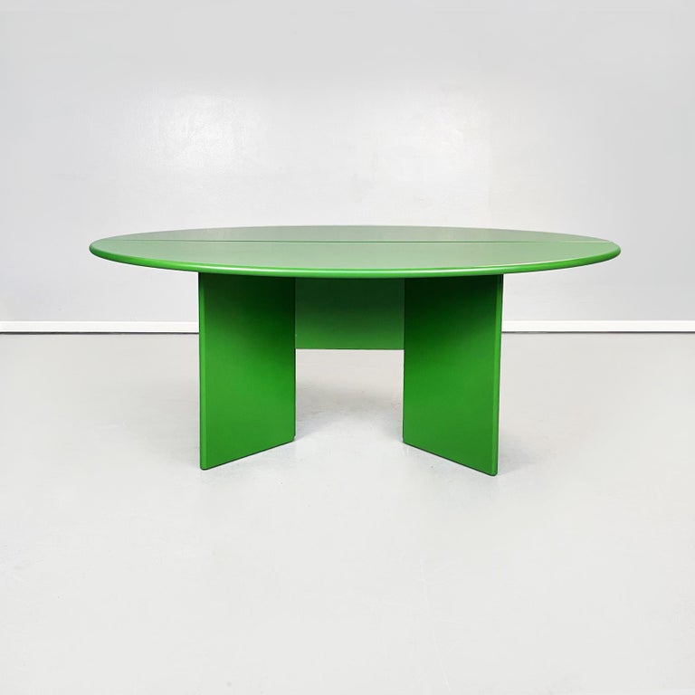 Italian Modern Wooden Green Table Antella by Takahama for Cassina ...