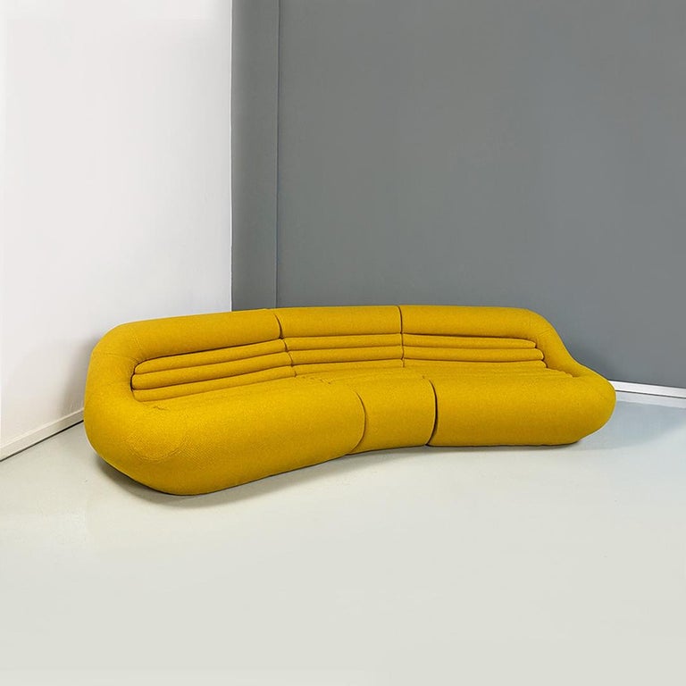 Italian Modern Yellow Modular Carrera Sofa by DDL Group for BBB ...
