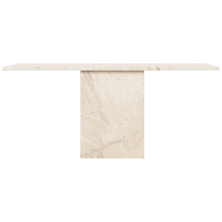 Italian Modernist Marble Console Table at 1stDibs