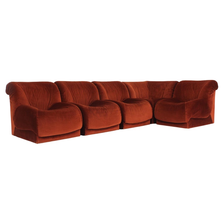 Italian Modular Sofa Doimo Salotti, 1970s For Sale at 1stDibs