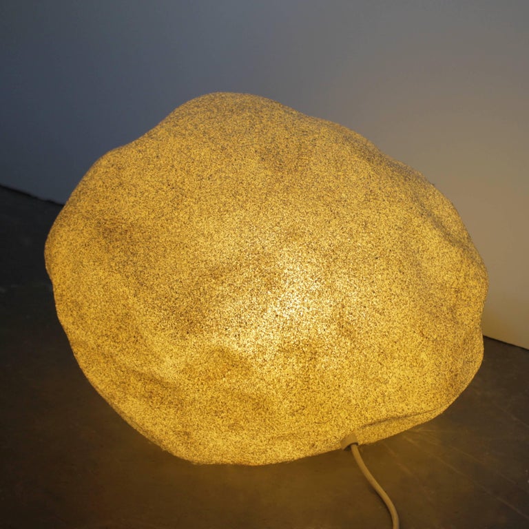 Italian Moon Rock Lamp for Singleton at 1stDibs