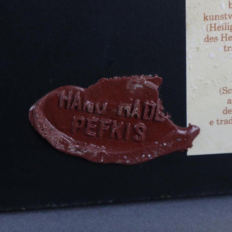 Italian Mother Mary and Christ Child Signed Icon after Padre Pefkis ...