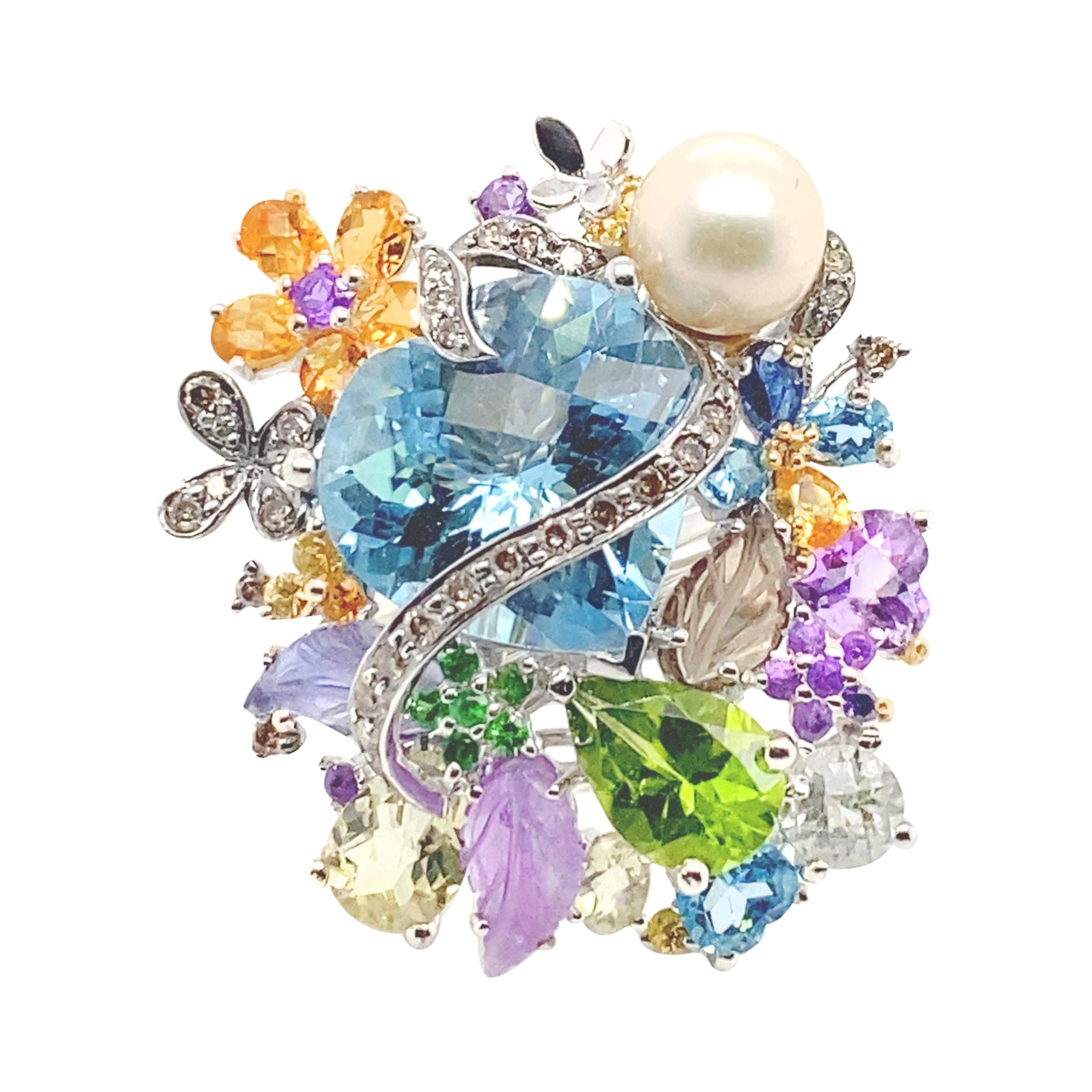 Chanel Multigem Ring at 1stDibs