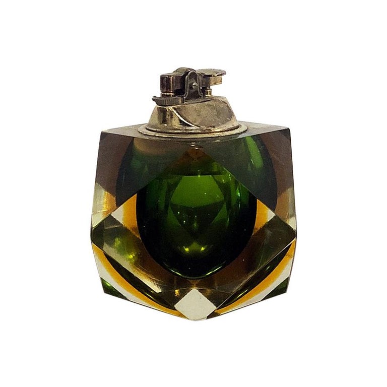 Italian Murano Glass "Sommersi" Lighter, 1960s at 1stDibs