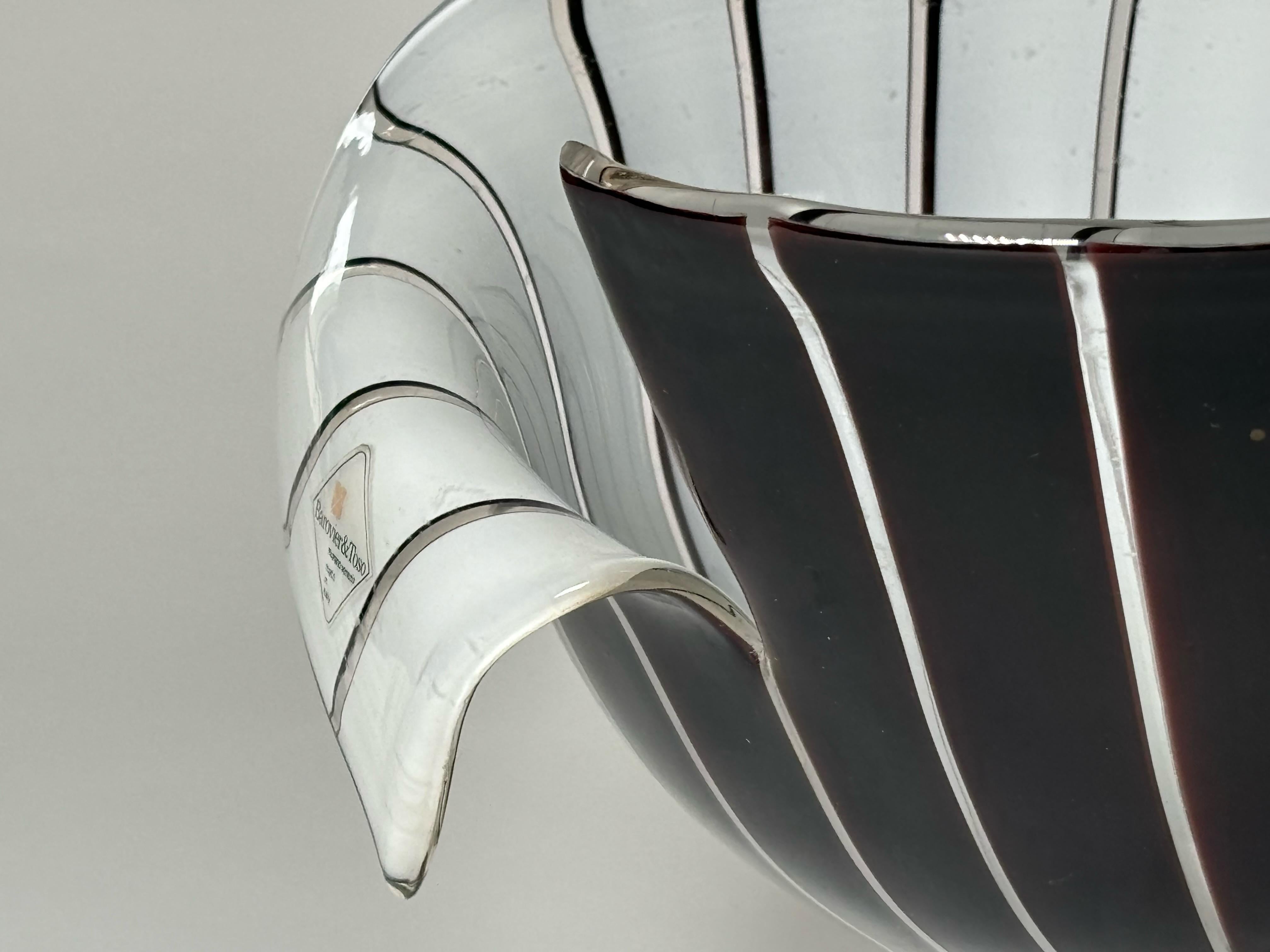 Italian Murano Glass Vase Spacco Model by Toni Zuccheri for Barovier e ...