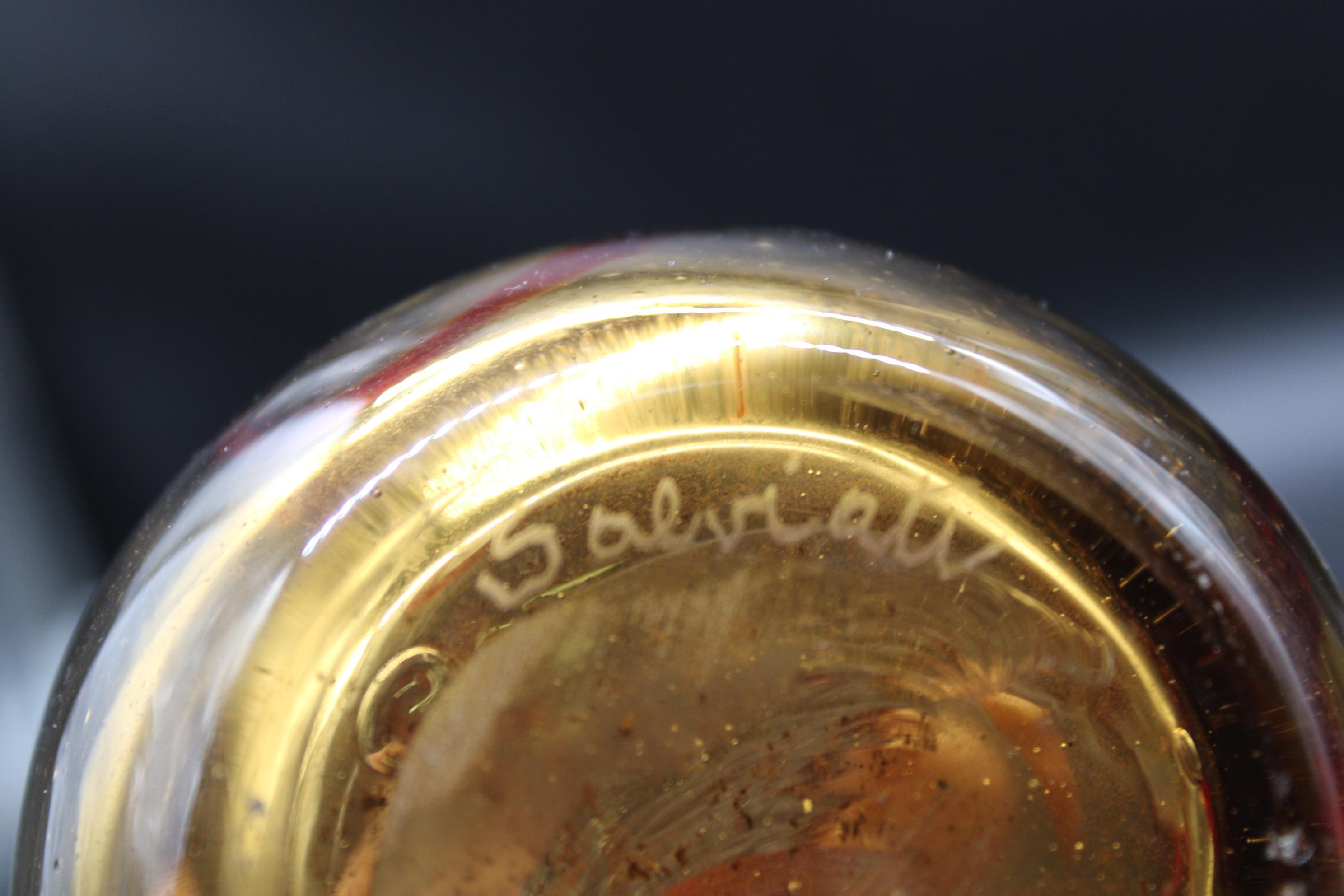 Italian Murano Vase signatured by Salviati circa 1970, murano vase For ...