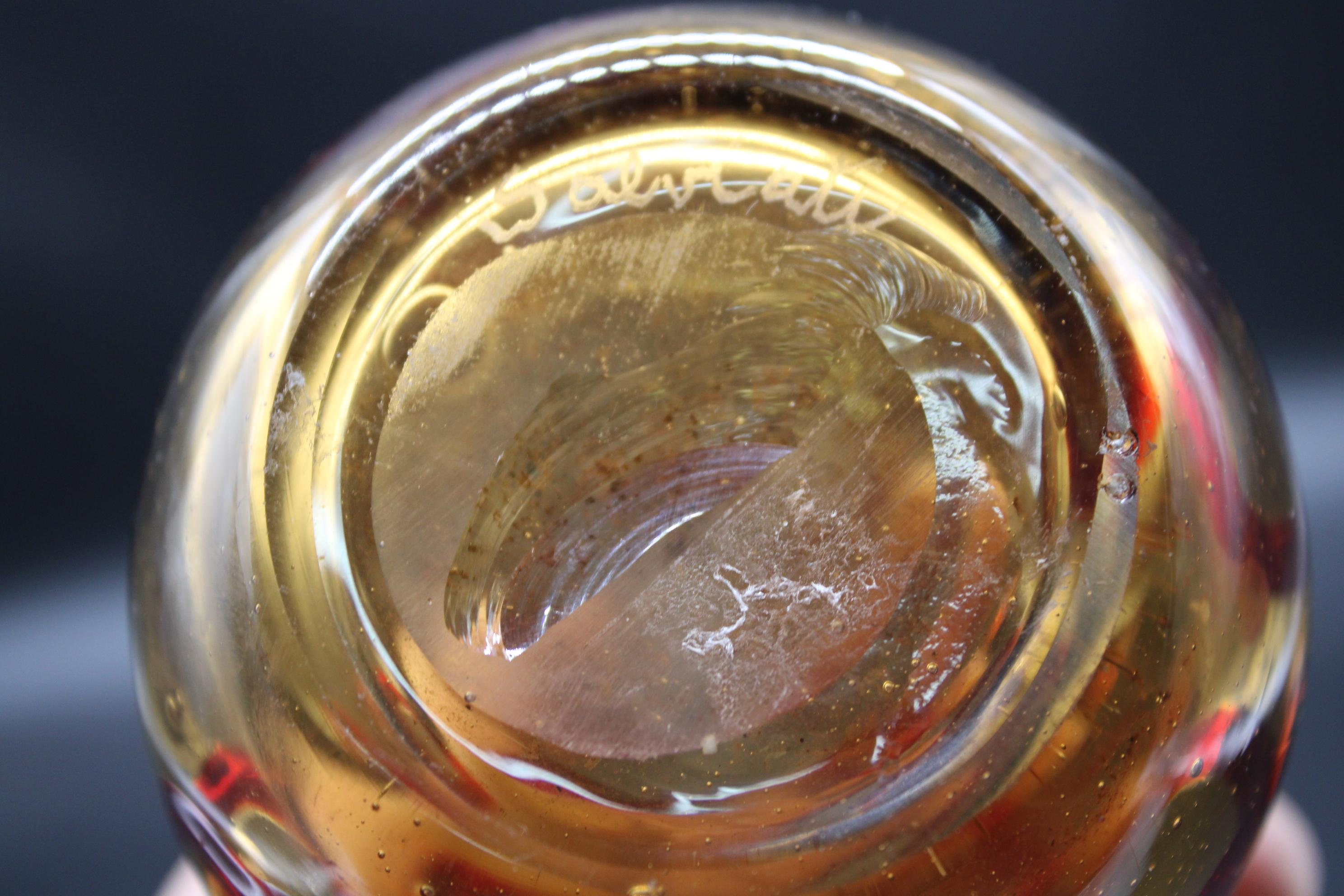 Italian Murano Vase signatured by Salviati circa 1970, murano vase For ...