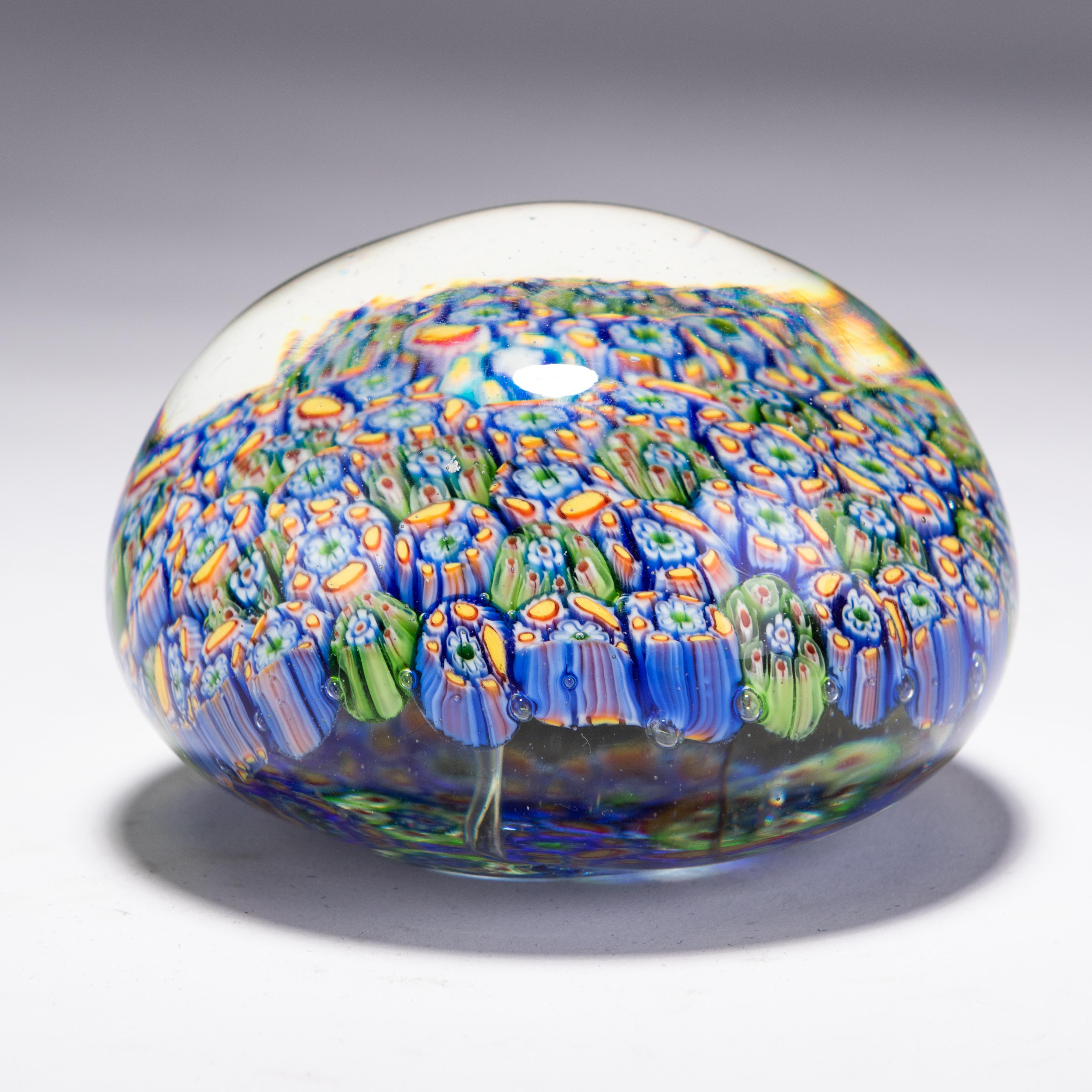 Italian Murano Venetian Mid-Century Glass Millefiori Designer ...