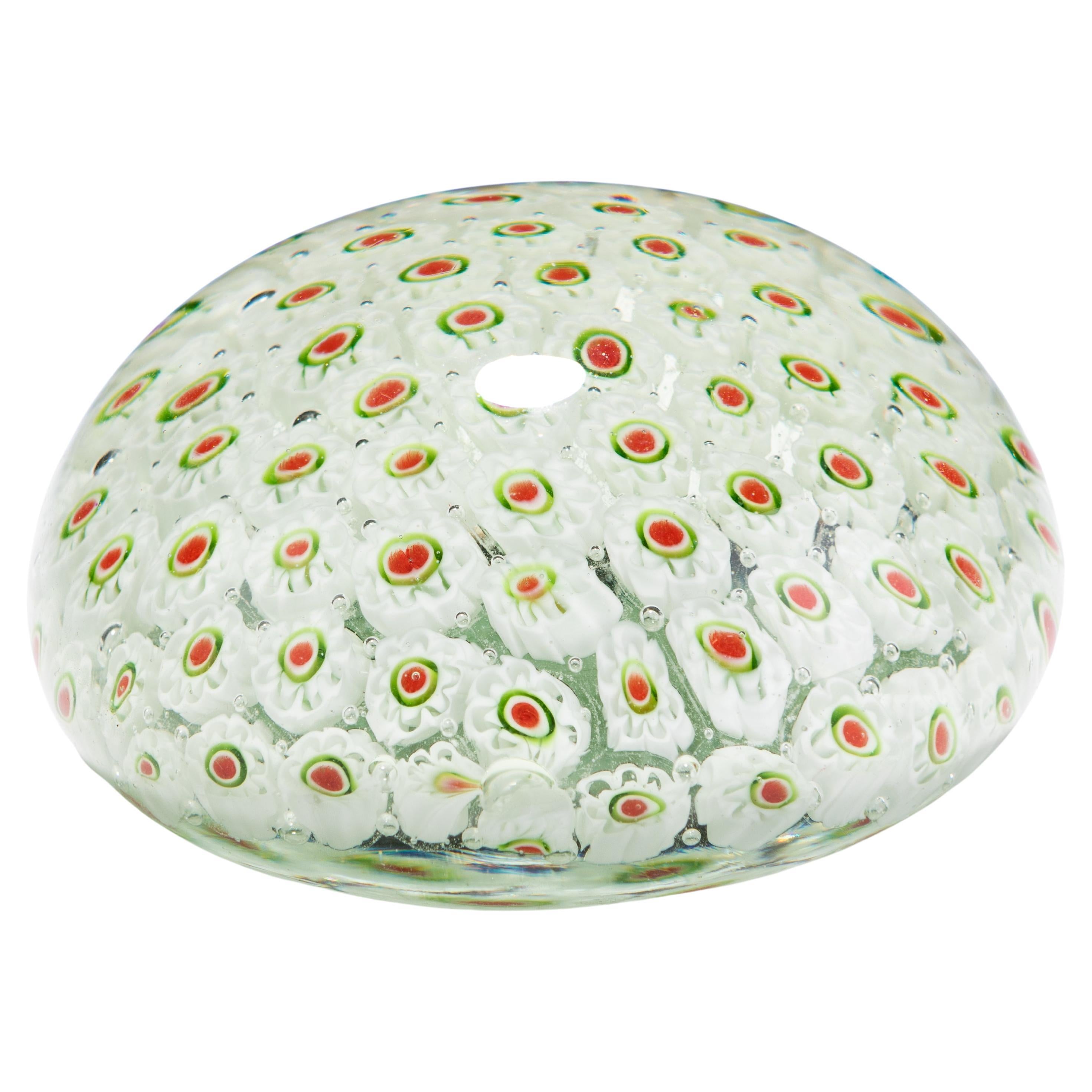 Italian Murano Venetian Mid-Century Designer Millefiori Glass Desk ...