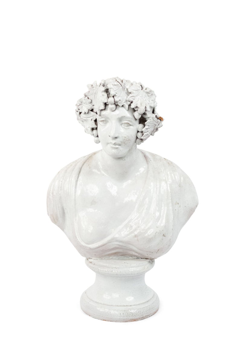 Italian Neo-Classic Terra-Cotta Busts For Sale at 1stDibs