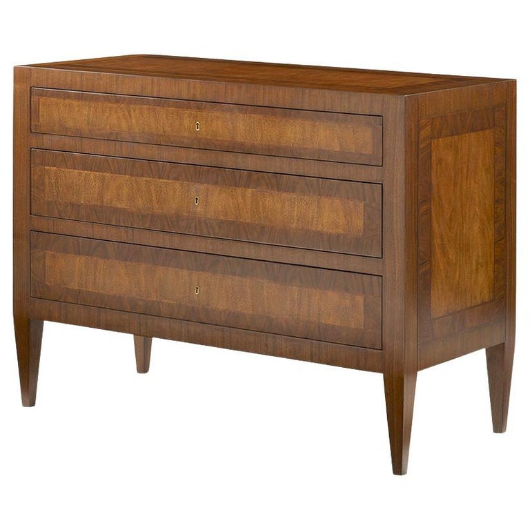 Italian Neo Classic Three Drawer Commode For Sale at 1stDibs