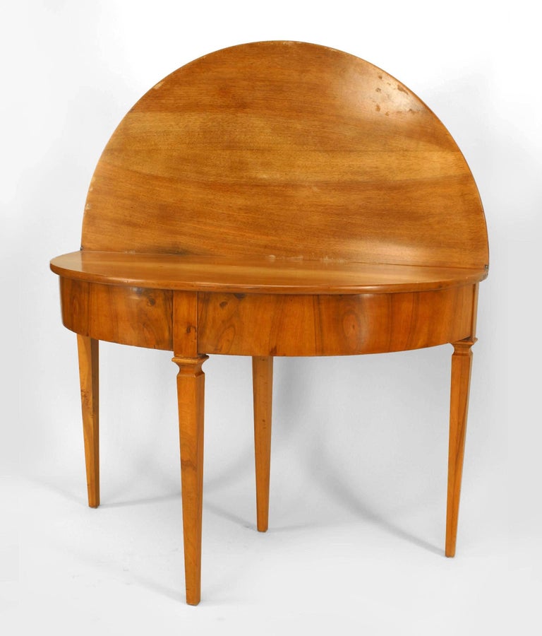 Italian Neo-Classic Flip Top Console Table For Sale at 1stDibs