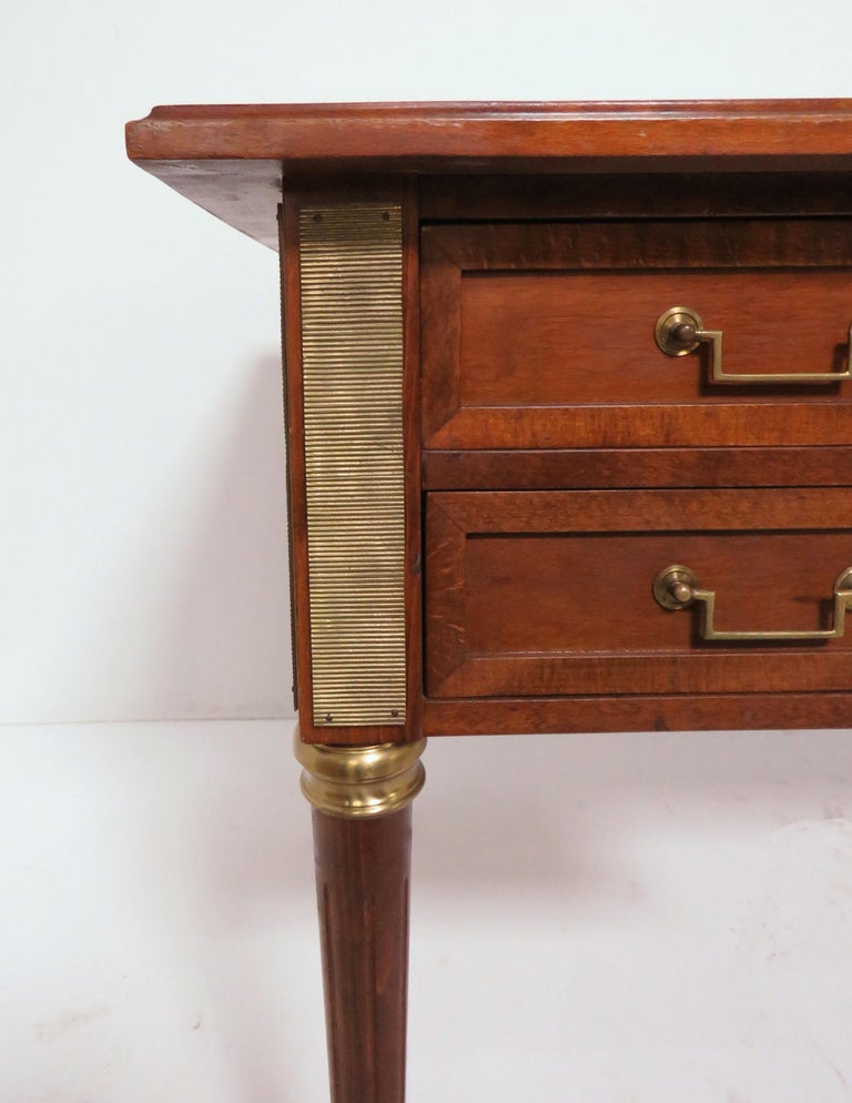 Italian Neoclassical Executive Writing Desk with Leather Top, circa ...