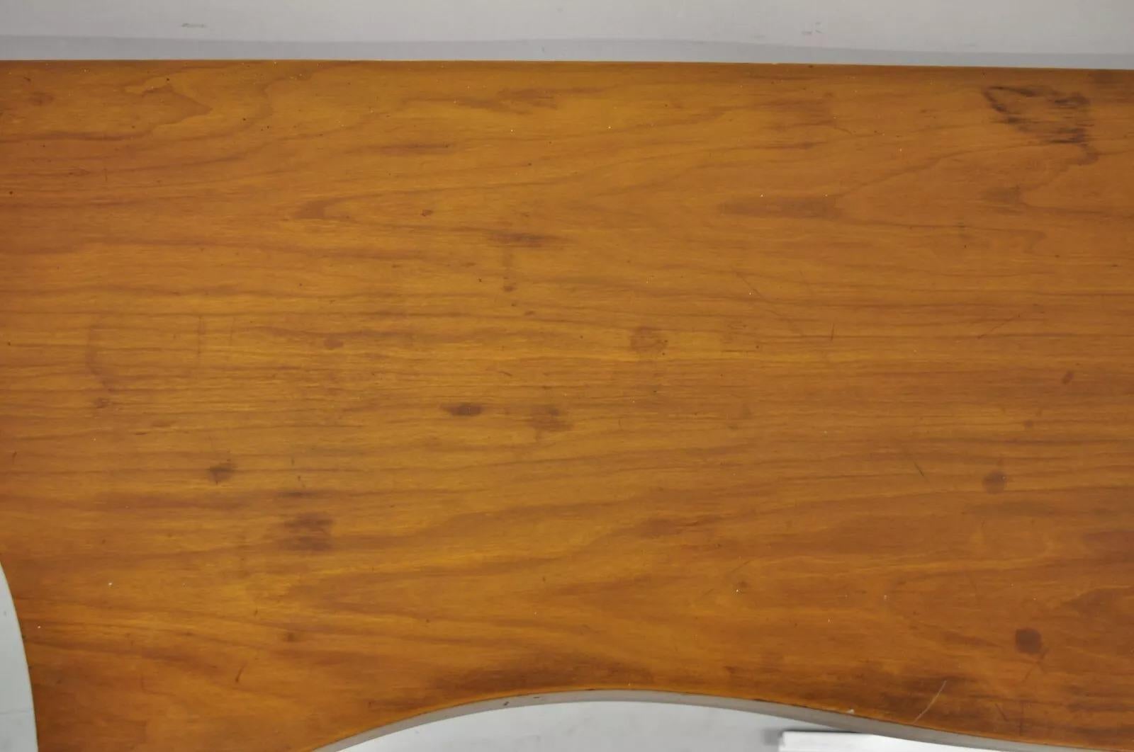 Italian Neoclassical Regency Cherry 2 Drawer Wall Mounted Console Hall ...