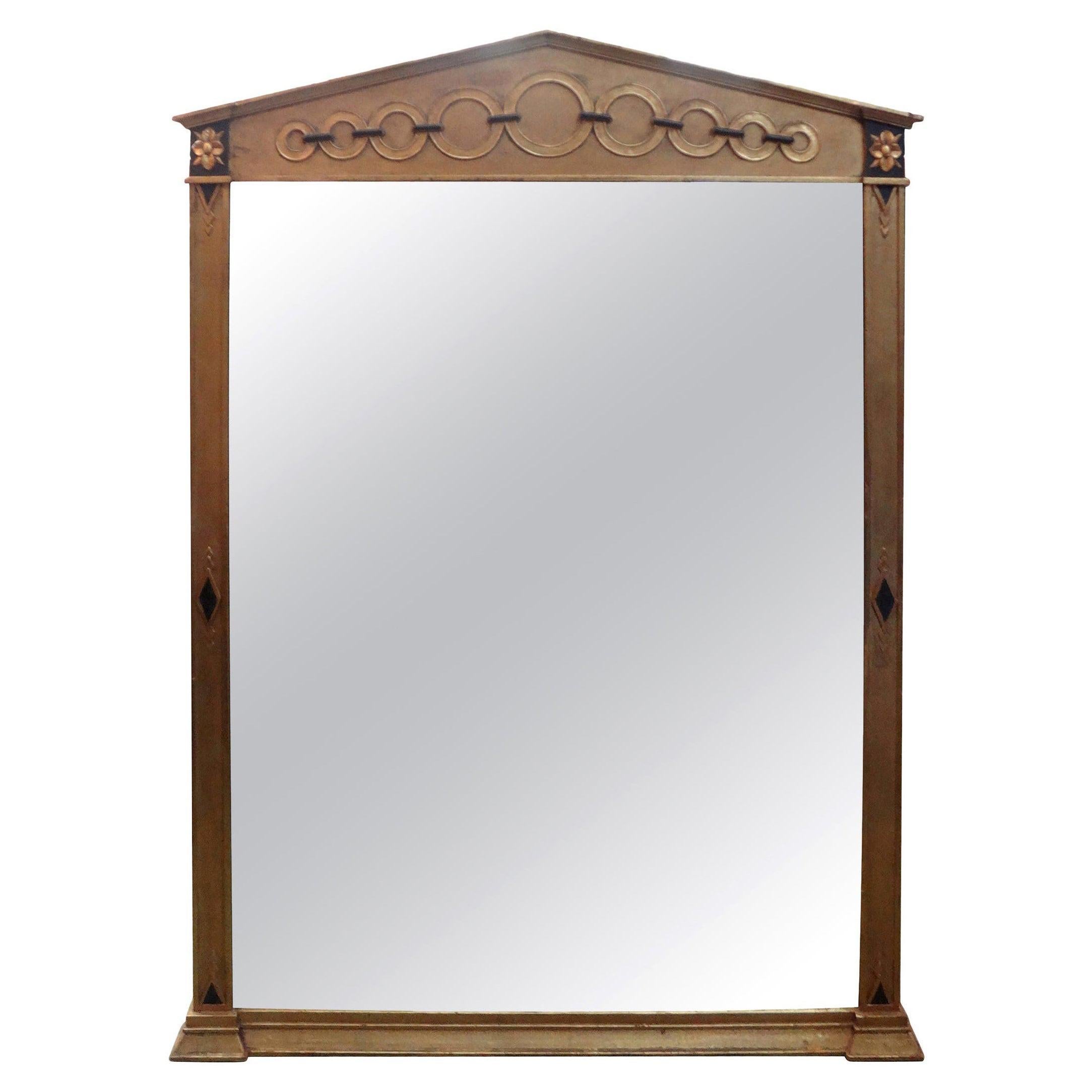 Neoclassical Style Mirror Made from 1750s French Door Frames with ...