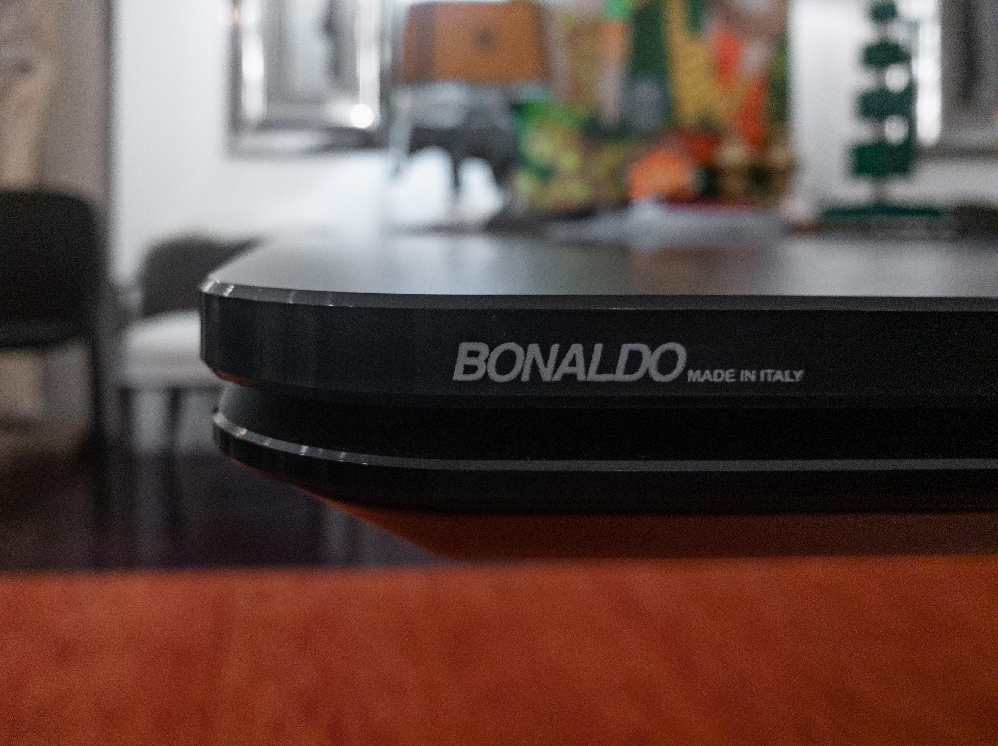 Italian Octa Smoked Glass Extension Dining Table with Chromed Metal ...