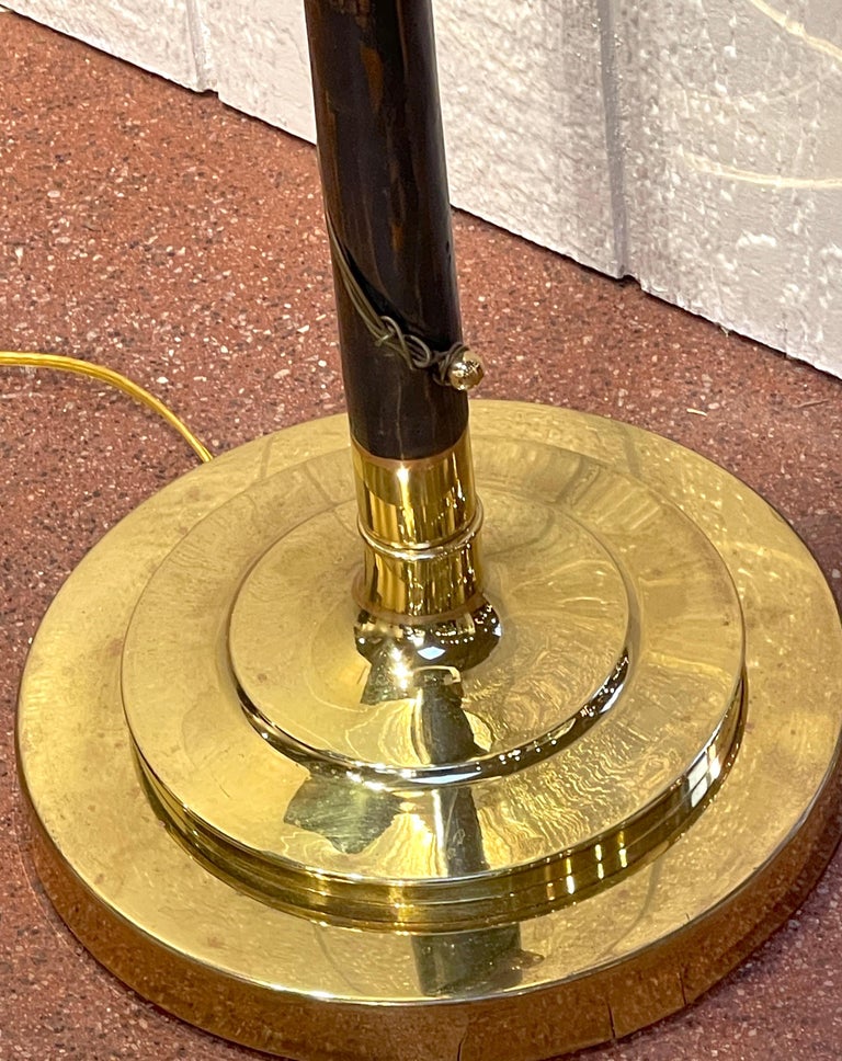 Italian Organic Modern Brass Mounted Sculptural Root Floor Lamp For ...