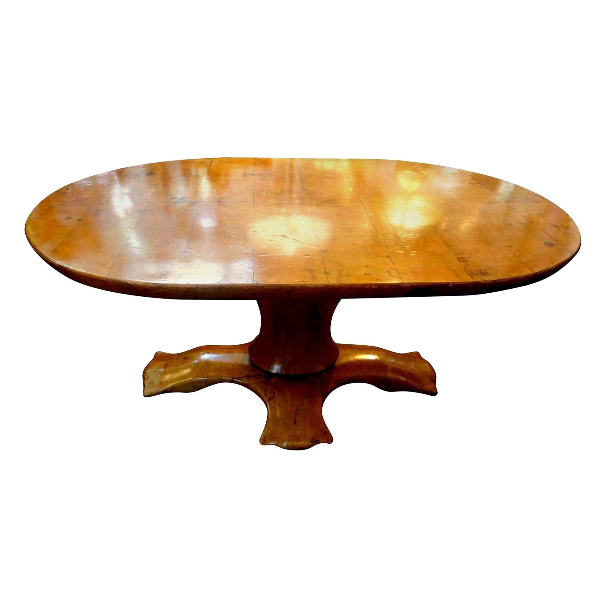 Italian Modern Stepped Travertine Table Base-Pedestal After Angelo ...