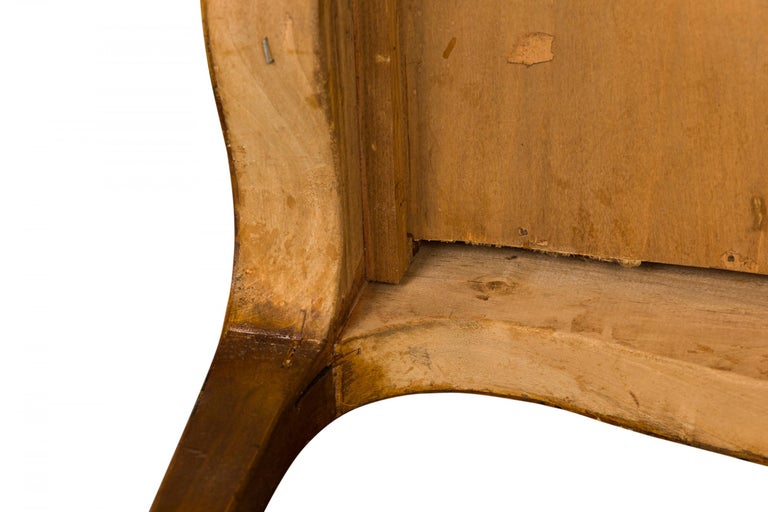 Italian Oyster Burl Two Drawer Small Chest / Side Table For Sale at 1stDibs