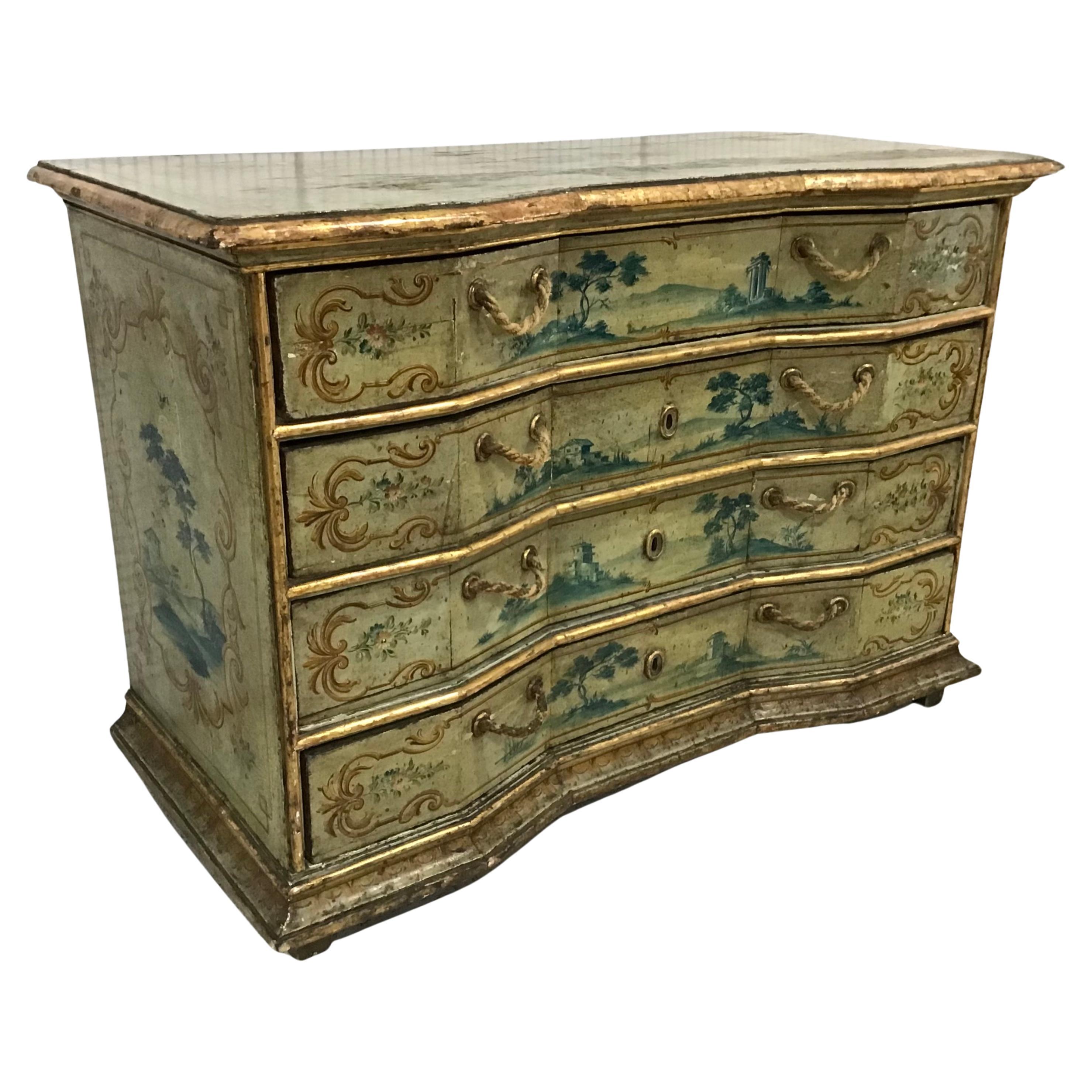 18th Century Italian Painted Commodes For Sale at 1stDibs