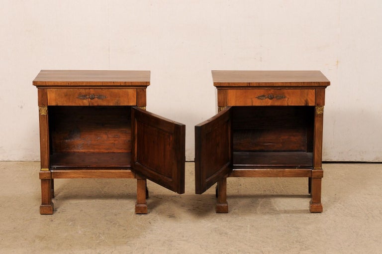 Italian Pair Smaller-Sized Neoclassic Comodini, circa 1810 For Sale at ...