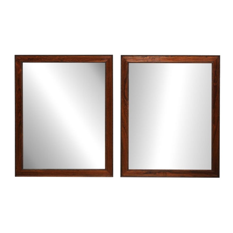Italian Palisander Mirrors with Carved Frames from the 20th Century, Sold Each For Sale at 1stDibs
