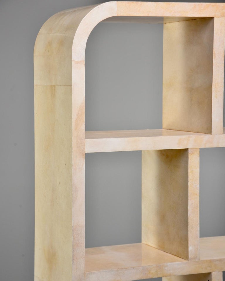 Italian Parchment Covered Étagère at 1stDibs