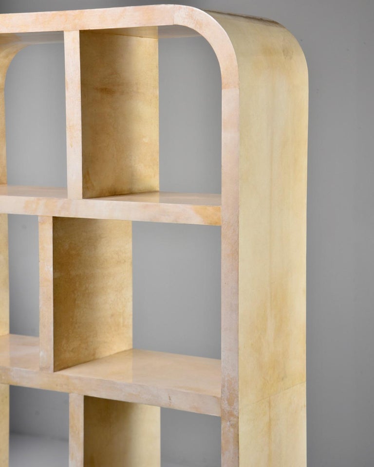 Italian Parchment Covered Étagère at 1stDibs