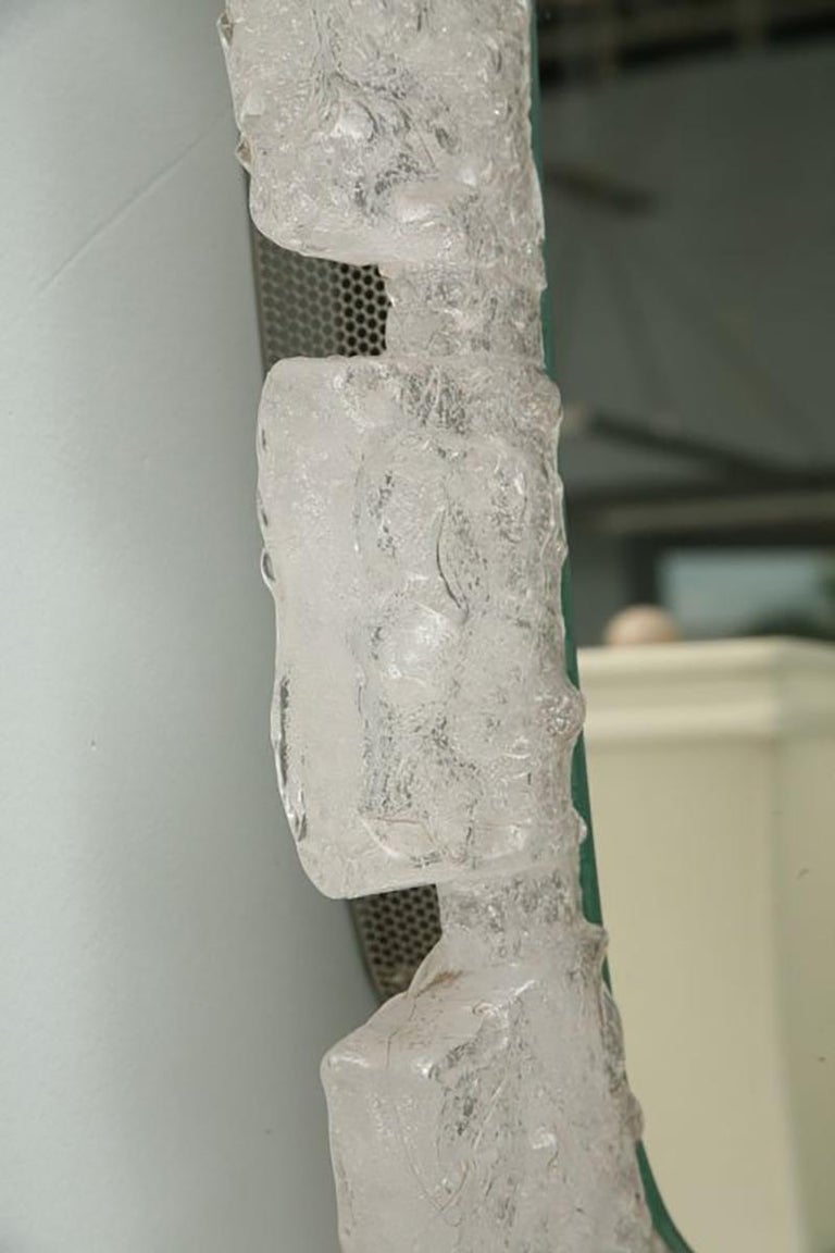 Italian Perspex Illuminated Mirror For Sale at 1stDibs