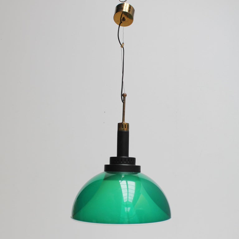 Italian Perspex Lamp by Stilux, 1950 For Sale at 1stDibs