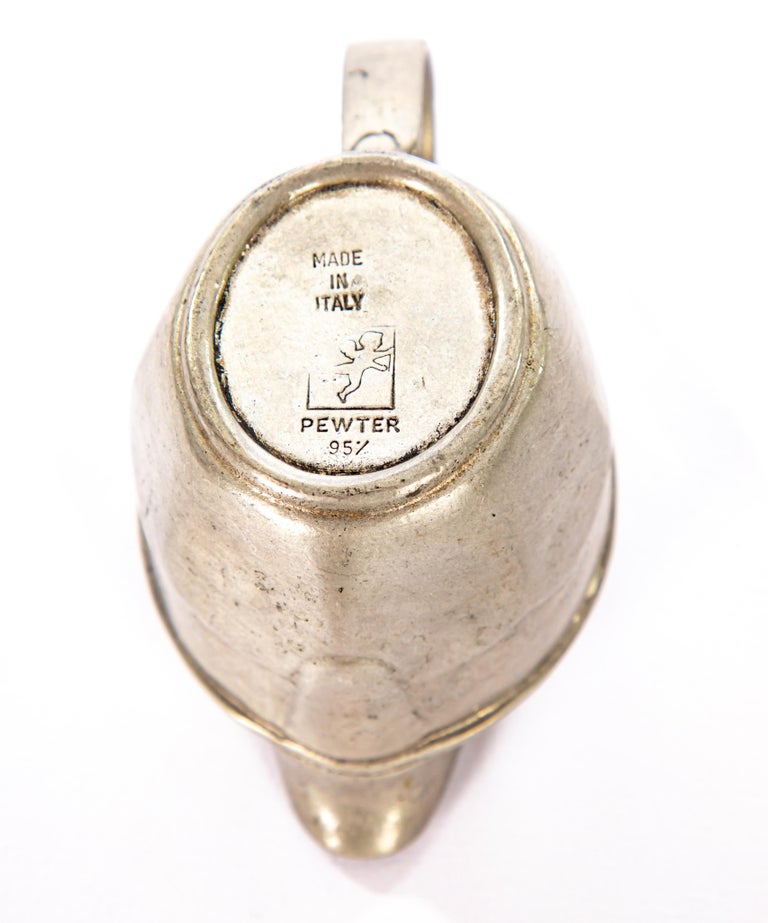 Italian Pewter Tea Service For Sale at 1stDibs | pewter tea set, reed ...