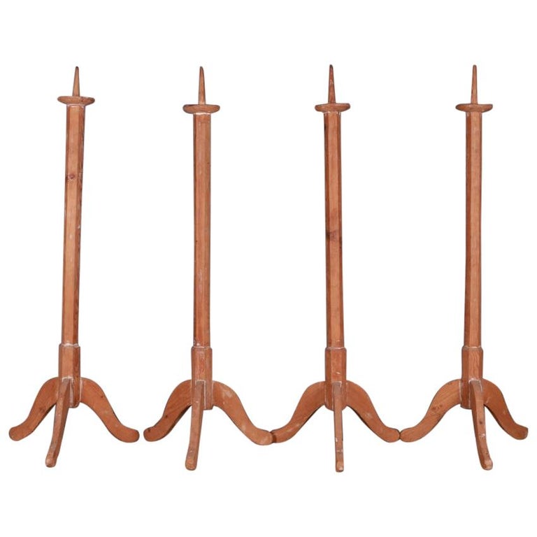 Italian Picket Candlesticks For Sale at 1stDibs