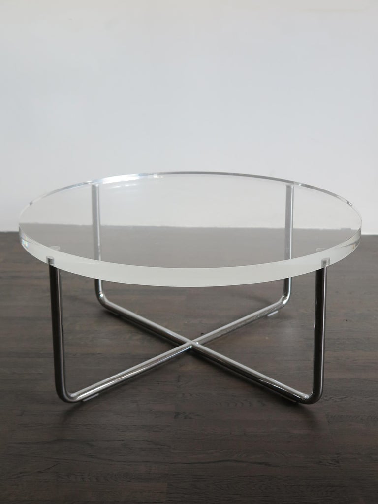Italian Plexiglass Modern Coffee Tables Produced by Minotti, 1980s at ...