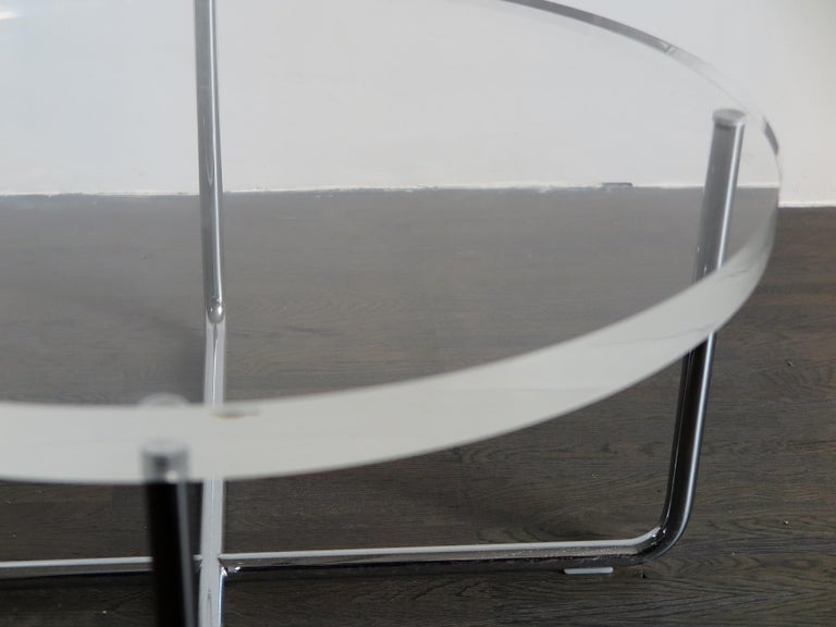 Italian Plexiglass Modern Coffee Tables Produced by Minotti, 1980s at ...