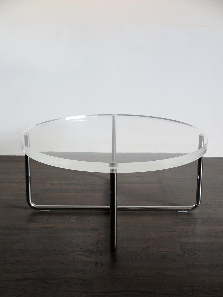 Italian Plexiglass Modern Coffee Tables Produced by Minotti, 1980s at ...