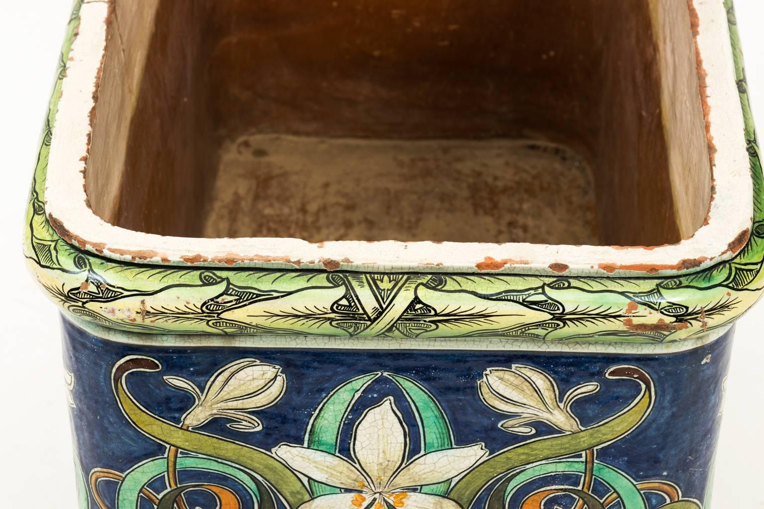 Italian Polychrome Majolica Cistern For Sale at 1stDibs | cistern for sale