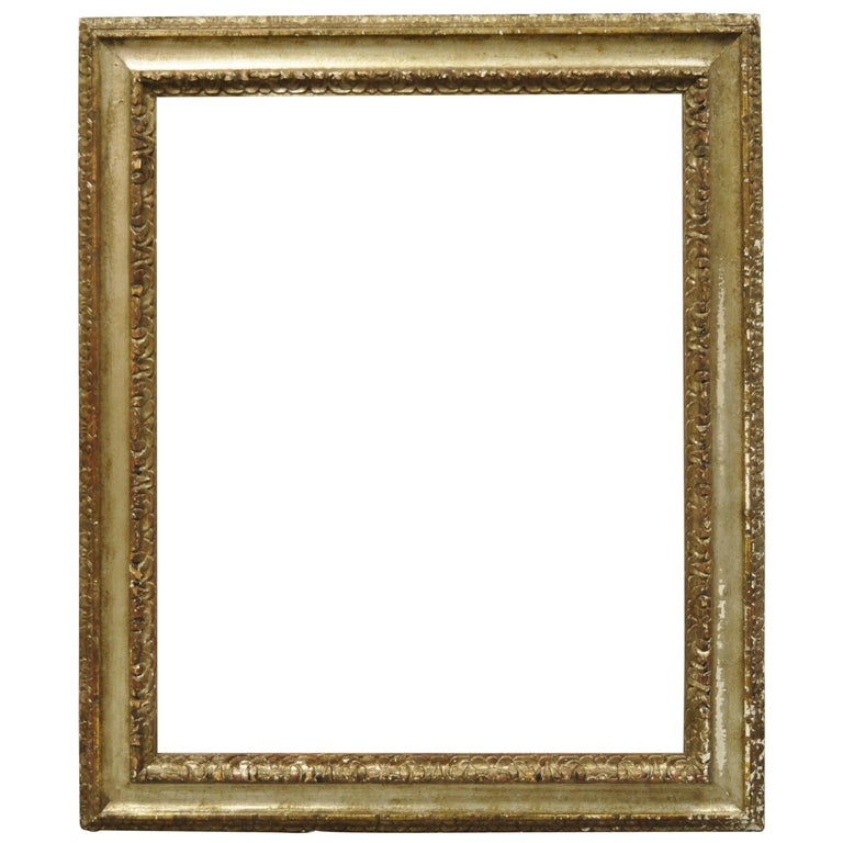 Italian Polychrome Parcel Gilt Carved Wood Florentine Painting Frame ...