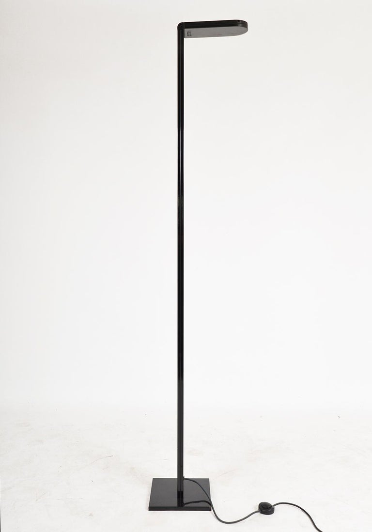 Italian Post Modern Black Uplighter Floor Lamp Bertoni / Castaldi ...